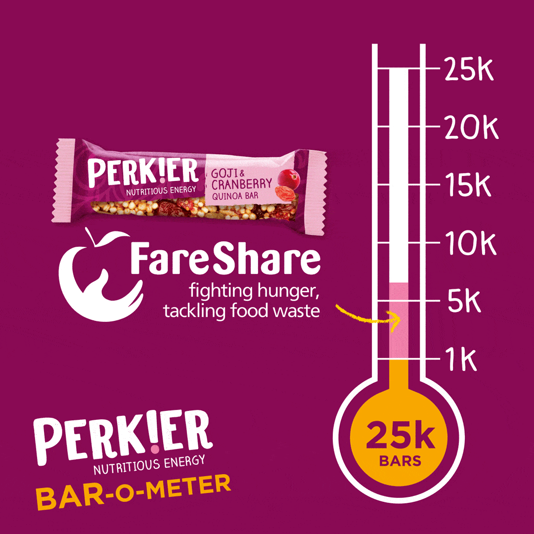 Perkier Donates 50,000 Bars to Food Banks Across the Nation | Healthy ...